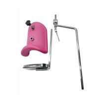 China Metal PU Material Pink Luxury Leg Rest Gynecological Chair Parts for sale
