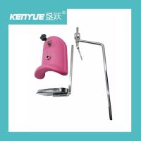 China 304 Bracket Obstetric Table Accessories Hospital Leg Holder Pink for sale