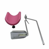 China 304 Bracket Obstetric Table Accessories Hospital Leg Holder Pink for sale