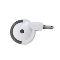 China White Special 8 Inch Casters White For Hospital Treatment Car for sale