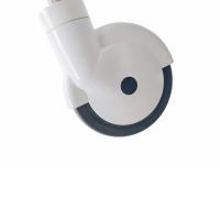 China White Special 8 Inch Casters White For Hospital Treatment Car for sale