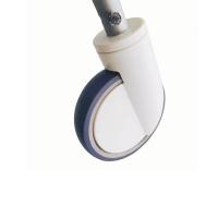 China Central Controlled Brake Medical Castors Hospital Furniture TPR PU Material for sale