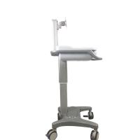 China Medical computer cart aluminum alloy pillar medical computer nursing examination car for sale
