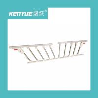 China Customized Hospital Bed Guardrail 10 Gear Double Switch Aluminum Alloy for sale