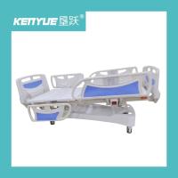China Adjustable Blue Electric Hospital Nursing Bed 770mm Five Function With Cover for sale