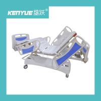 China Adjustable Blue Electric Hospital Nursing Bed 770mm Five Function With Cover for sale
