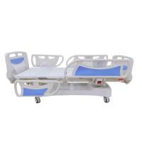 China Adjustable Blue Electric Hospital Nursing Bed 770mm Five Function With Cover for sale