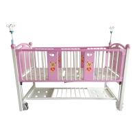 China 900mm Dual Use Multifunctional Obstetrics Hospital Baby Crib Blue And Pink for sale