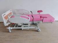 China Maternity bed hospital gynecological examination table color pink for sale