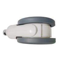 China 6Inch Central Control Wheel TPR+PP 32*50mm With Medical Accessories Wheel White for sale