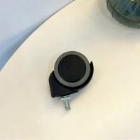 China 2 Inch Hospital Casters Black Special Accessories PU Material for sale