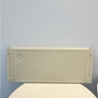 China Easy Operation Hospital Bedside Tray Table , ABS Durable Over Bed Tray Table for sale