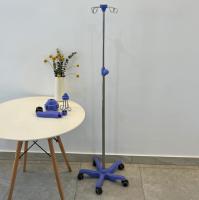 China Hospital furniture height adjustable 304 stainless steel infusion stand for sale