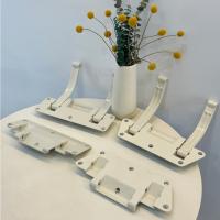 China Hospital Medical Bed Guardrail Bracket White Aluminum Alloy Material for sale