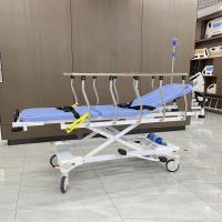 China Stainless Steel Hydraulic Pump Stretcher Trolley For Patients Hospital Furniture for sale