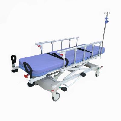 China 10cm Wheel Diameter Emergency Stretcher Trolley with 0-30° Leg Plate Adjustment for sale