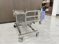 China High Quality Stainless Steel Emergency Stretcher Trolley Stainless Steel Guardrail for sale