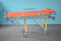 China High Quality Patient Recovery Trolley Aluminum Alloy Material Medical Product Folding Ambulance Stretcher for sale
