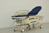 China 10cm Wheel Diameter Emergency Stretcher Trolley with Silver Finish and I.V. Pole Yes for sale