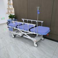 China hydraulic stretcher Hsopital Equipment Medical Patient Trolley  folding guardrail Wheelchair transfer b for sale