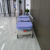 China hydraulic stretcher Hsopital Equipment Medical Patient Trolley  folding guardrail Wheelchair transfer b for sale