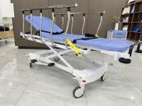 China Emergency Stretcher Trolley Hydraulic Emergency Trolley Medical Product Wheelchair transfer bed for sale
