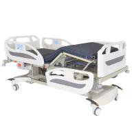China Double column thrombolysis weighing hospital bed patient turn over ICU bed for sale