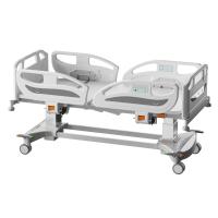 China Double column thrombolysis weighing hospital bed patient turn over ICU bed for sale
