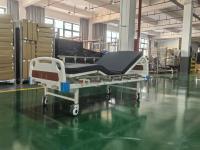 China Two Function Manual Hospital Bed with Cold Rolled Steel Frame for sale