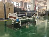 China Two Function Manual Hospital Bed with Cold Rolled Steel Frame for sale