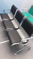 China Metal PU Hospital Waiting Area Chairs for Comfortable Waiting Room Furniture for sale