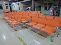 China Padded Hospital Waiting Room Chair with Steel Frame for sale