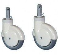 China Central Control Hospital Castors 8 Inch Long Pole Central Lock Hospital Bed Caster for sale