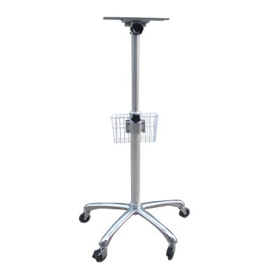 China Aluminium Alloy Durable Computer Workstation Trolley Patient With Height 890mm for sale