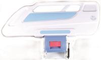 China Adjustable Height Handle Hospital Bed Accessories Plastic Side Rails Locals 98*42cm With PP for sale