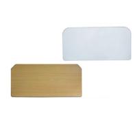 China Plastic Hospital Bed Tray Table Laninated Dining Panel White Wood Anti FramePlate for sale