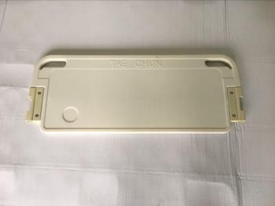China PP Panel Narrow Hospital Tray Table , 80*34cm Hospital Style Bedside Tray Table for sale
