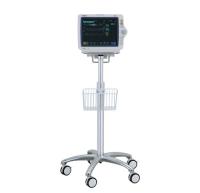 China Patient Monitor Computer Workstation Trolley Roll Stand For Dixtal Medical Height 850-1200mm for sale