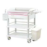 China ABS Medical Procedure Trolley Hospital Emergency Ward Equipment Trolleys Medical for sale