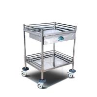 China Assembled Type KY-KH6657 Stainless Steel Medical Emergency Trolley for sale