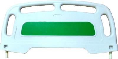 China Laminated Panel PP Hospital Bed Headboard , Green Wood Hospital Bed Parts for sale