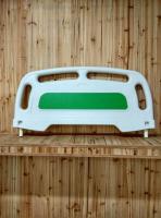 China Laminated Panel PP Hospital Bed Headboard , Green Wood Hospital Bed Parts for sale