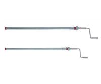 China Tube Hospital Bed Hand Crank Handle , Stainless Steel Fold Cranks Under Bed for sale