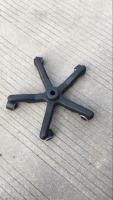 China Medical Infusion Stand Bottom Base Iv Carts Medical , Black IV Pole Parts for sale