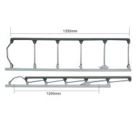 China Collapsible Side Rails Hospital Bed Accessories Nylon Stainless Steel Easy Installation for sale