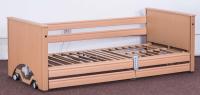 China Wood Material With Brake Casters Nursing Care Bed Of Five - Function for sale