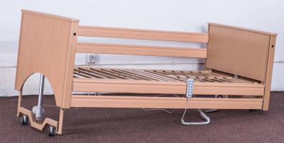 China Wood Material With Brake Casters Nursing Care Bed Of Five - Function for sale