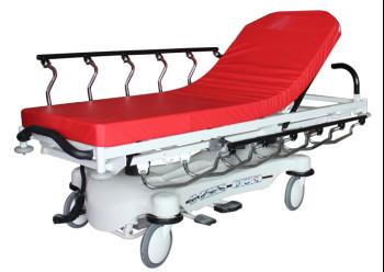 China Red Color ABS Luxury Stretcher Hospital Emergency Bed , Easy To Clean for sale
