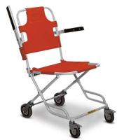 China Folding Stainless Steel Stair Chair Stretcher Movable With Four Castors for sale