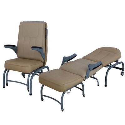 China Three Section Accompany Chair Hospital Furniture Foldable Can Be Use As A Bed for sale